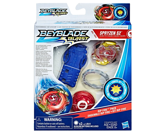 Storm Spryzen S2 Beyblade Burst Evolution Rip Fire Hasbro Red RARE for ...