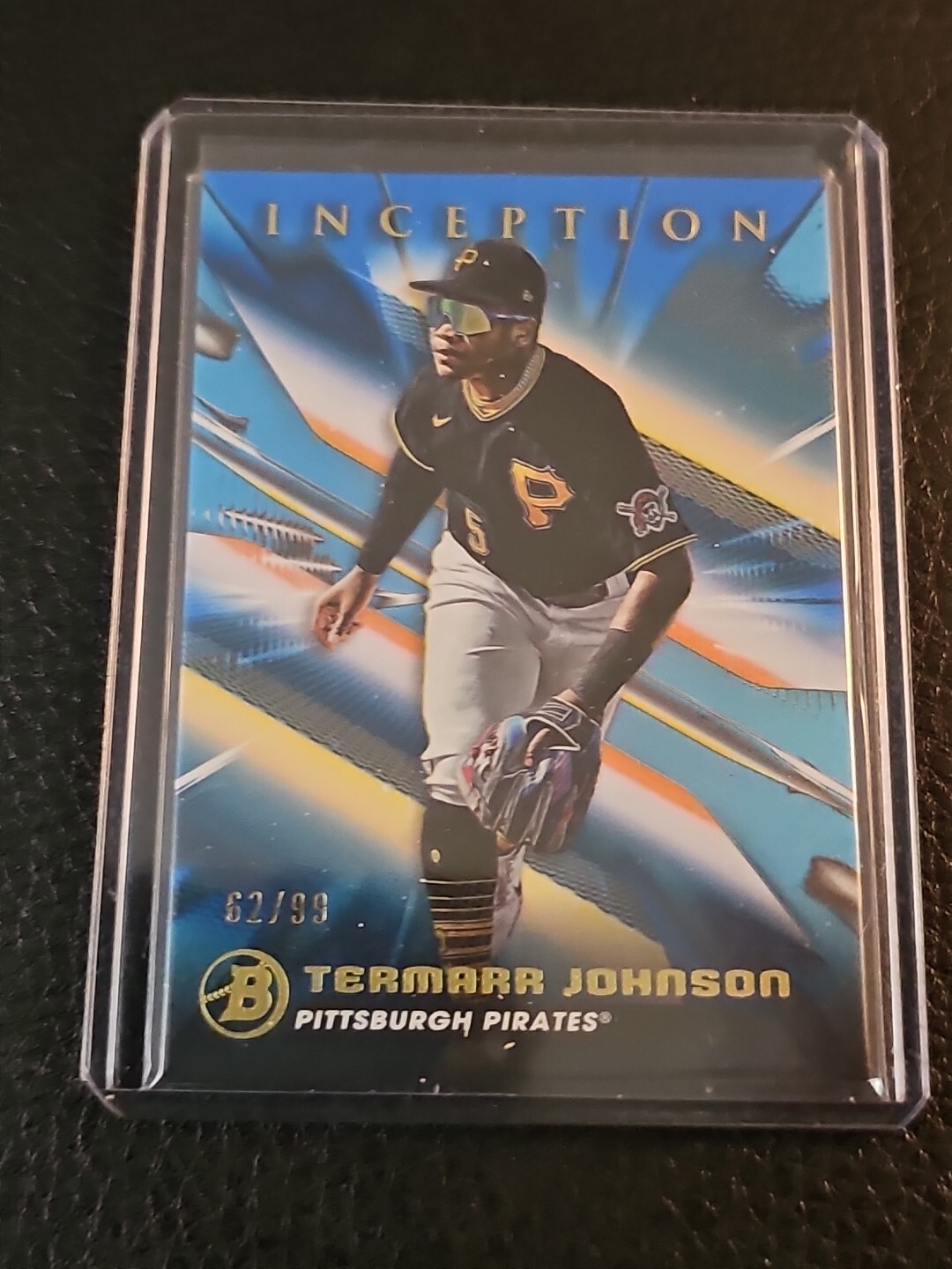 Termarr Johnson 2023 Bowman Inception Blue Rookie RC #62/99 Pittburgh ...