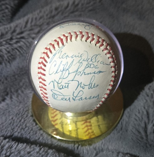 New York Yankees Signed Baseball 1994 Fan Fest Bernie Williams Larson ...