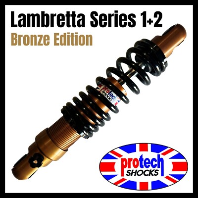 Lambretta Bronze Series 1 + 2 LI / TV Rear Shock Absorber Protech ...