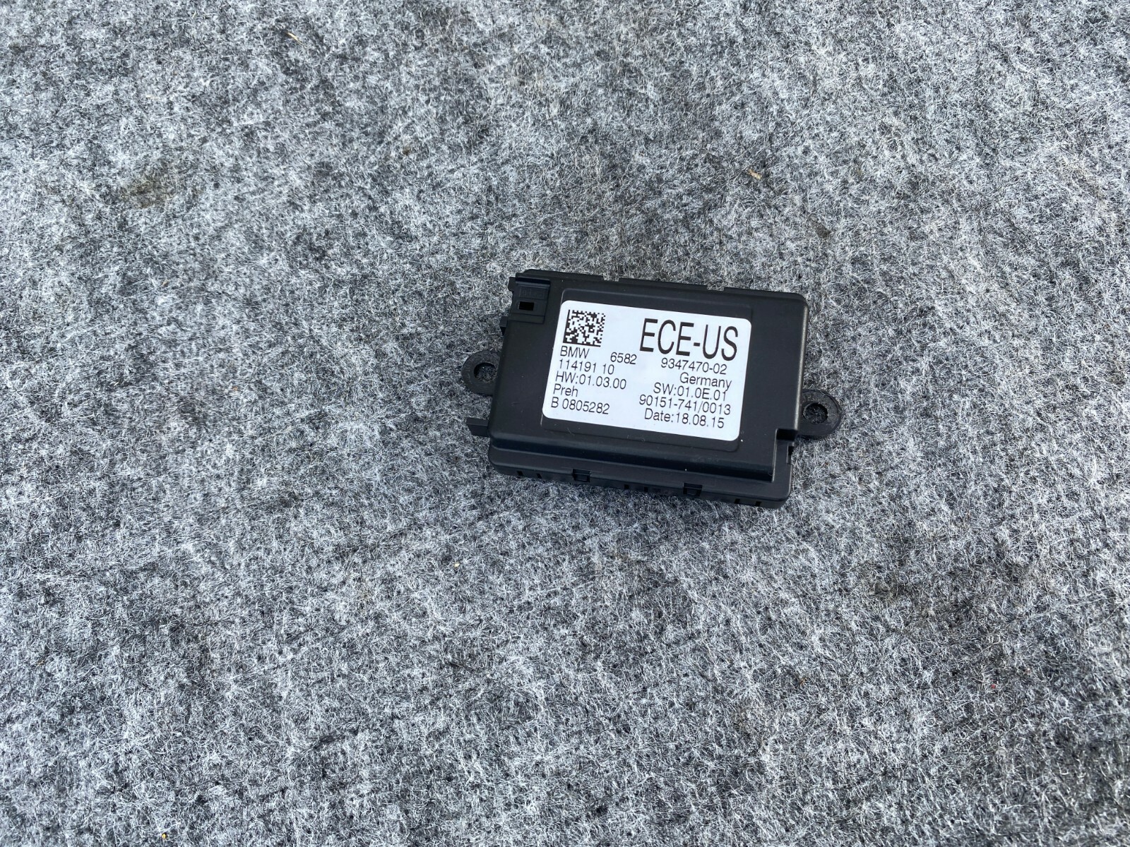 BMW IDRIVE TOUCH CONSOLE MODULE 9347470 F10 550I 535I 528I (14-16) OEM ...