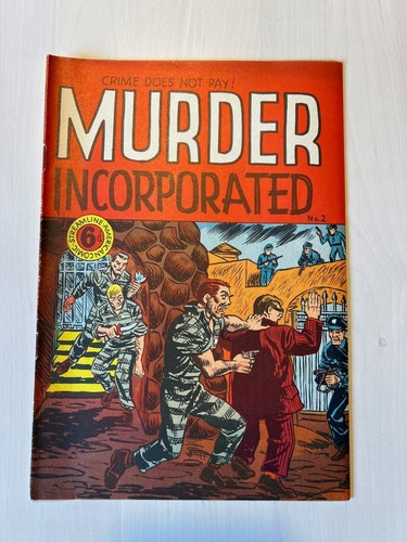 MURDER INCORPORATED ca 1953 UK British golden age COMIC VERY RARE crime pre code | eBay