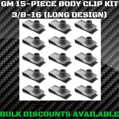 1936-1980 GM D BODY Interior Exterior Front End U NUTS BODY BOLT CLIPS ...