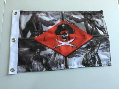 12" x18" PIRATE CAPTAIN FLAG 12 x 18 JOLLY ROGER BANNER 26 | eBay