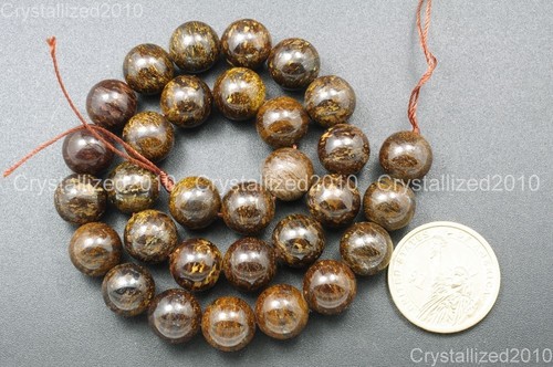 Natural Bronzite Jasper Gemstone Round Beads 4mm 6mm 8mm 10mm 12mm 14mm ...