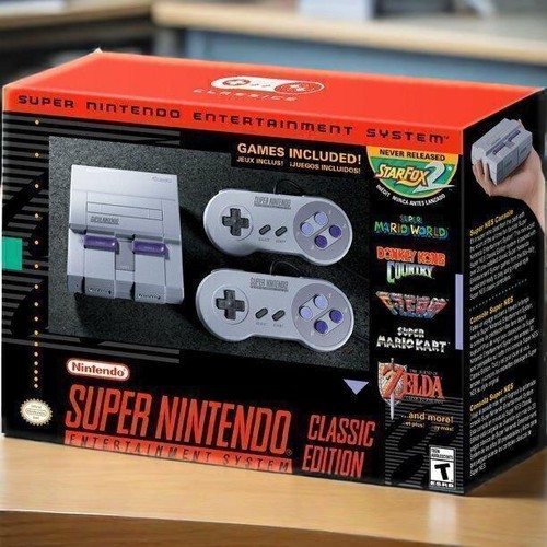FOR Super Nintendo Classic Mini Entertainment System SNES Included 21 ...