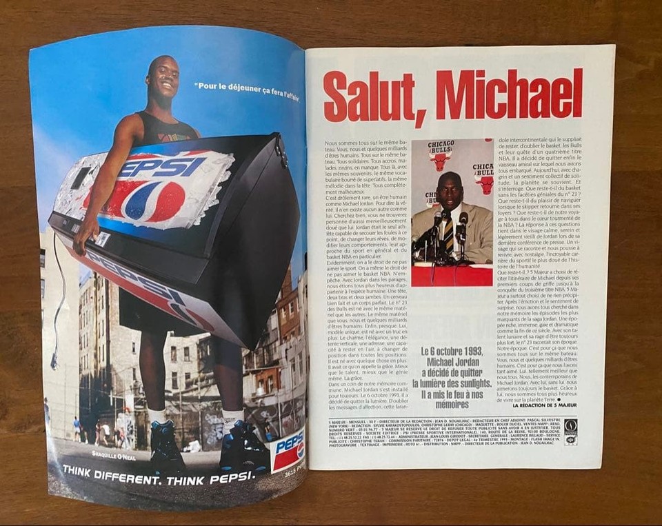 Michael Jordan 1993 5 Major Number 30 Special Book Used Long-term ...