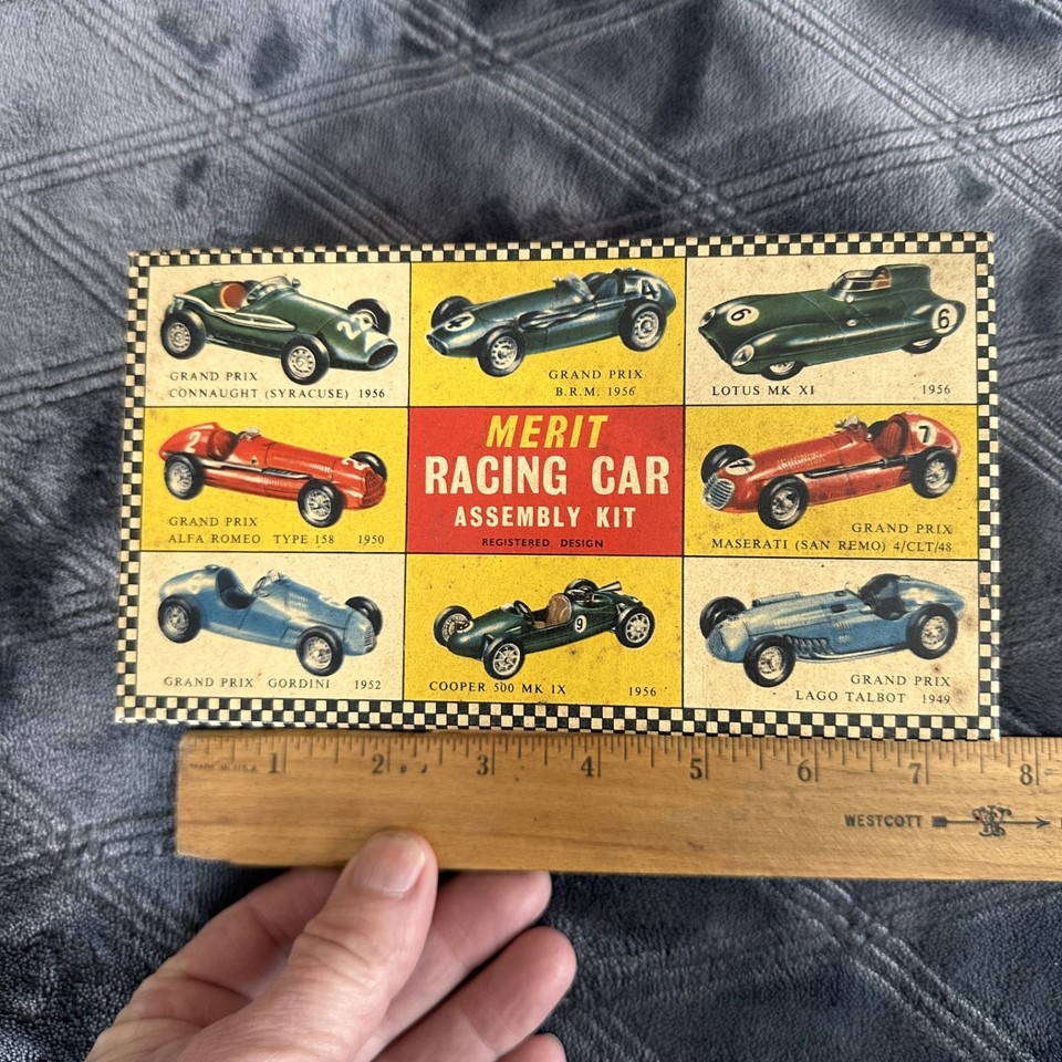 Merit Quick Construction Car Kit 1956 G.P. Connaught Model Kit Complete ...