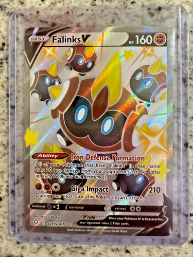 Falinks V SV115/SV122 Shining Fates Shiny Vault Ultra Rare Pokemon TCG ...
