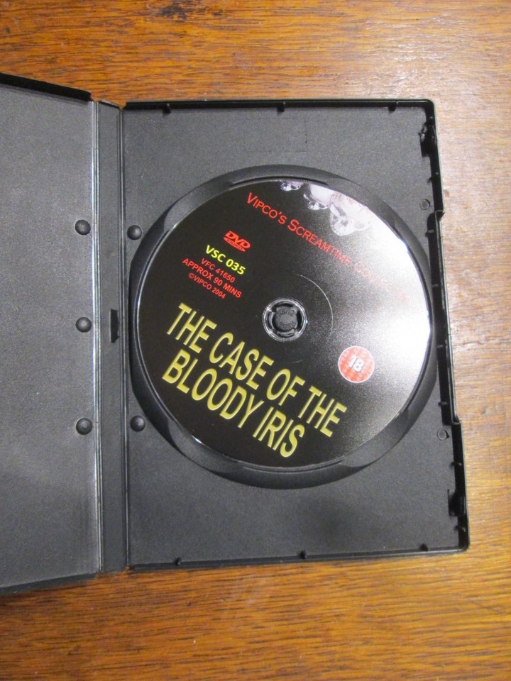 The Case Of The Bloody Iris (1972) Edwige Fenech, Vipco edn, Reg 2 DVD ...
