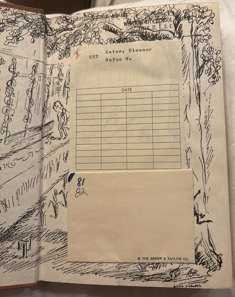 Rufus M. Eleanor Estes 1943 First Edition Hardcover Vintage Ex Lib | eBay