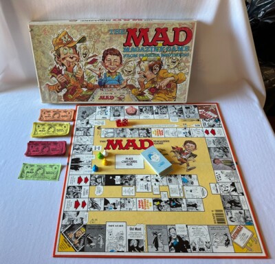 The Mad Magazine Game From Parker Brothers 1979 Vintage Board Game ...