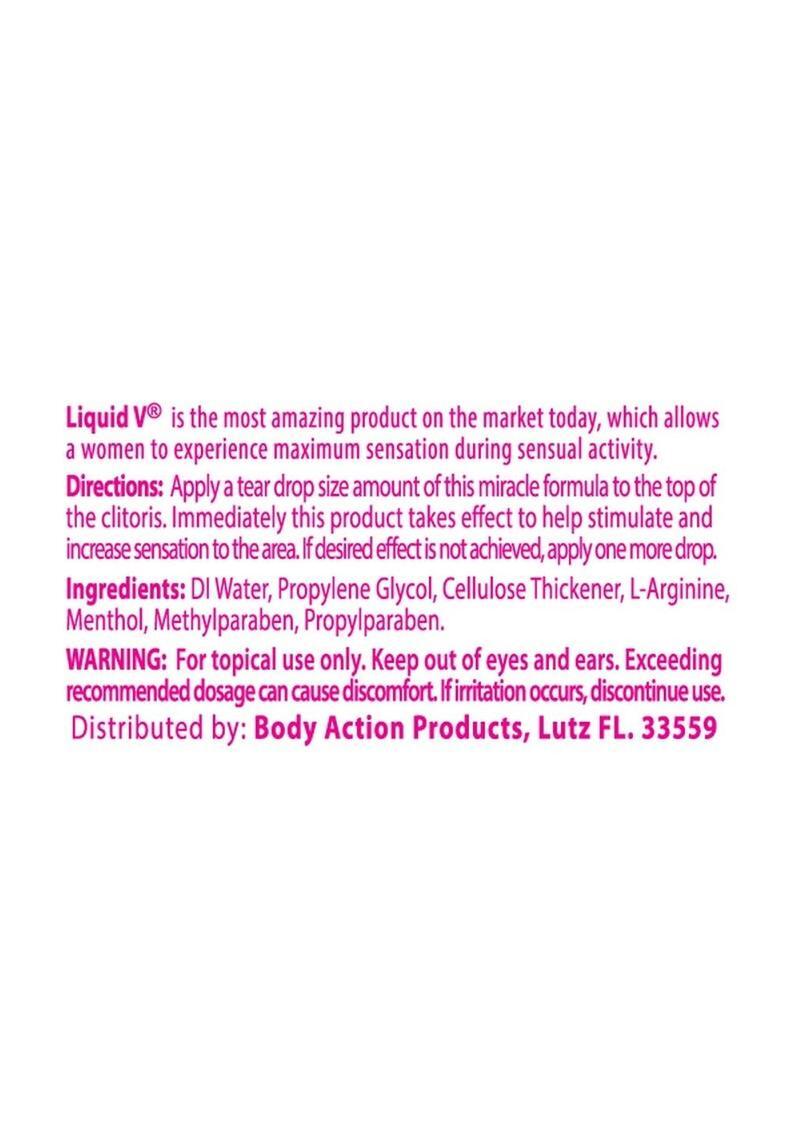 Liquid V Stimulating Gel For Women Amplifies Pleasure Tingling ...