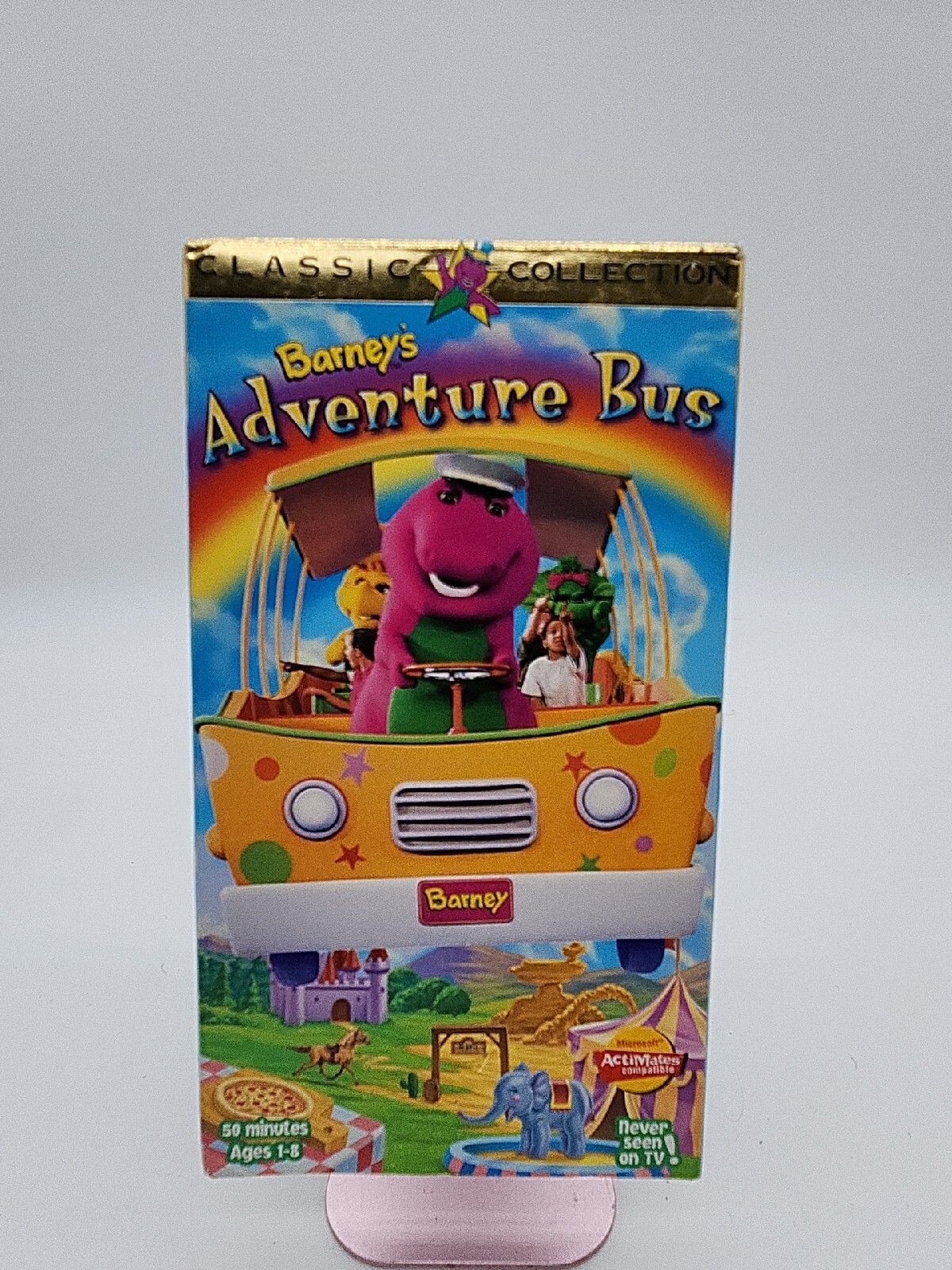 Barney - Barneys Adventure Bus (VHS, 1997) Classic Collection (Ages 1-8 ...