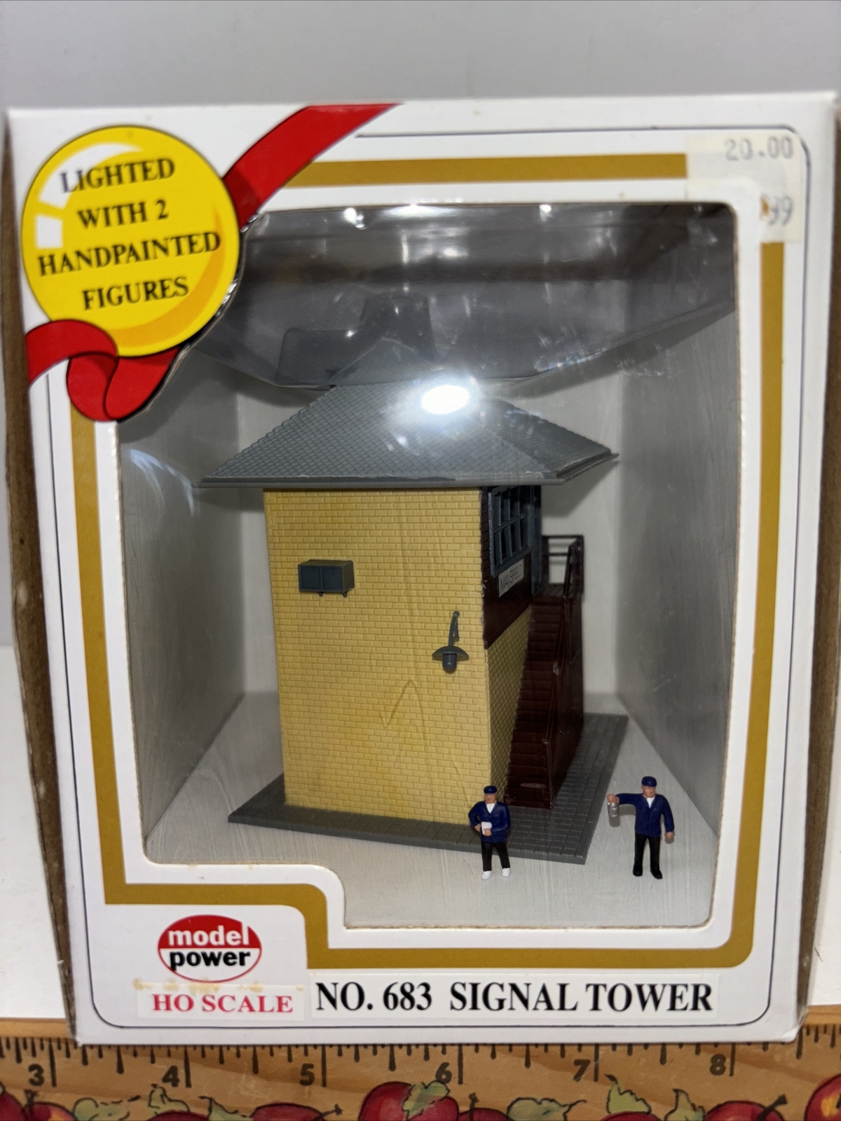 Model Power HO Scale Train Lighted Signal Tower, with 2 Figures #683 ...
