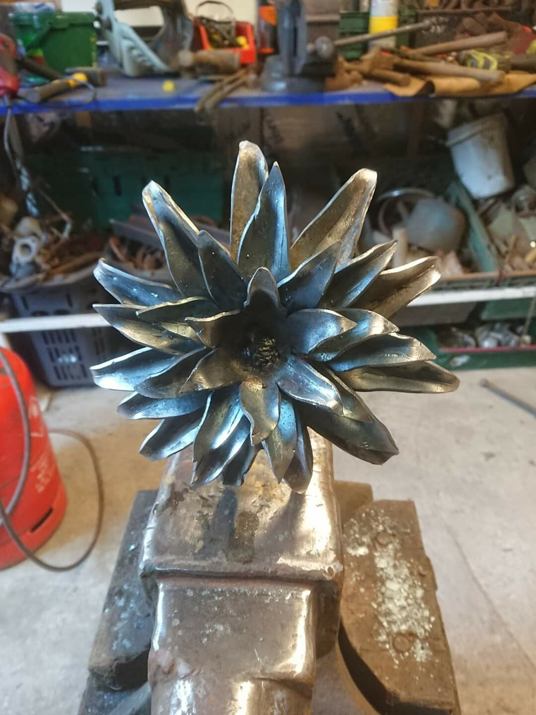 Blacksmith chrysanthemum flower blanks unfinished ready to forge pack ...