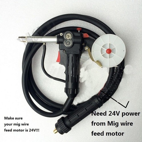 MIG Welder Spool Gun Wire Cable Mig Welding Gun Wire Feed Aluminum ...