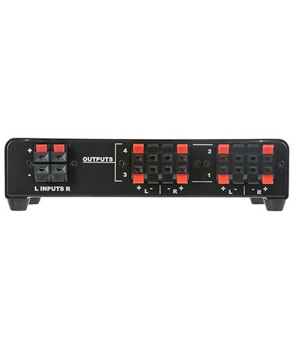 4-Channel Stereo Audio Speaker Switch Input Selector Home Theater ...