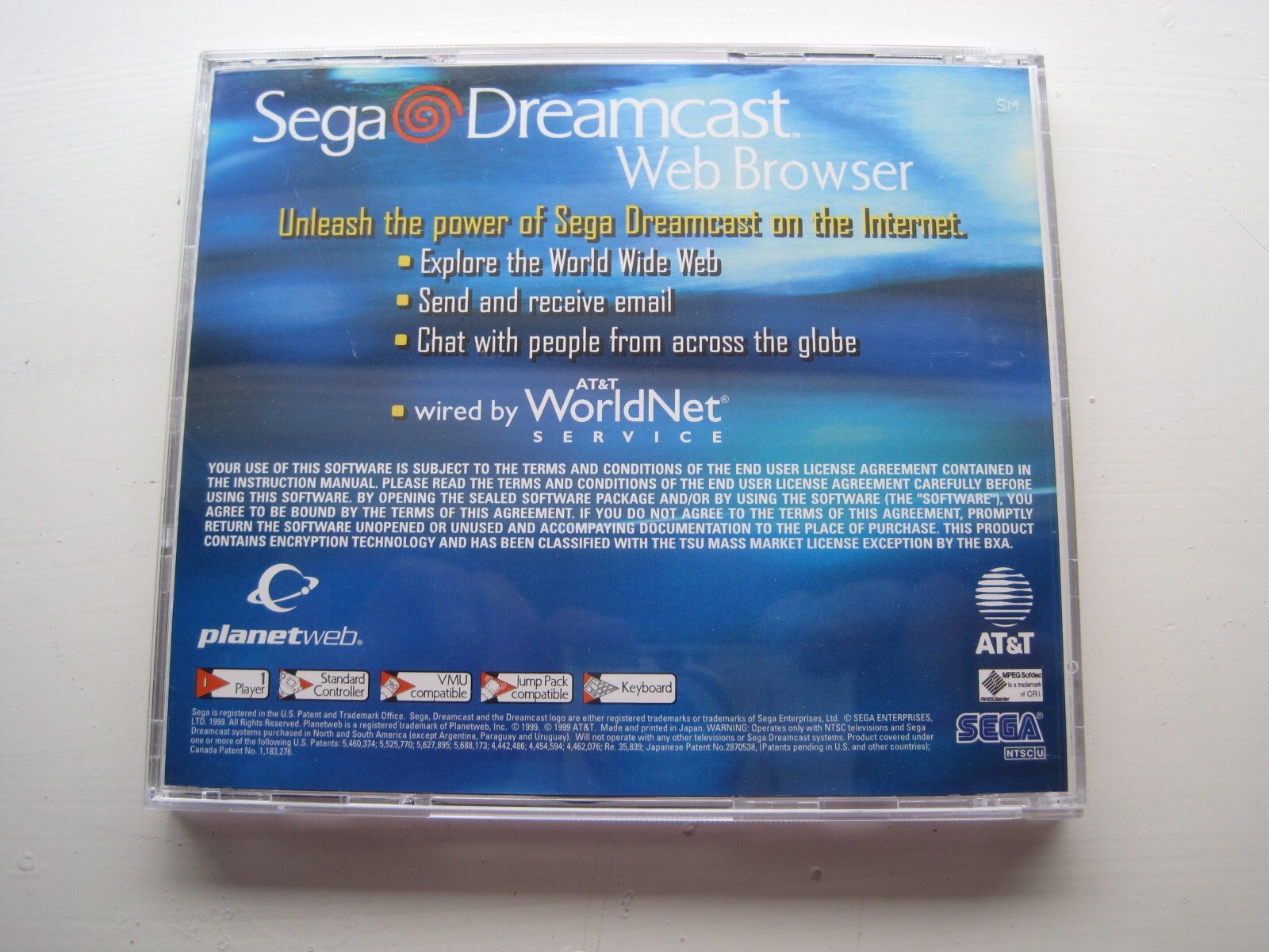 SEGA Dreamcast Web Browser (Sega Dreamcast, 1999) New Complete | eBay