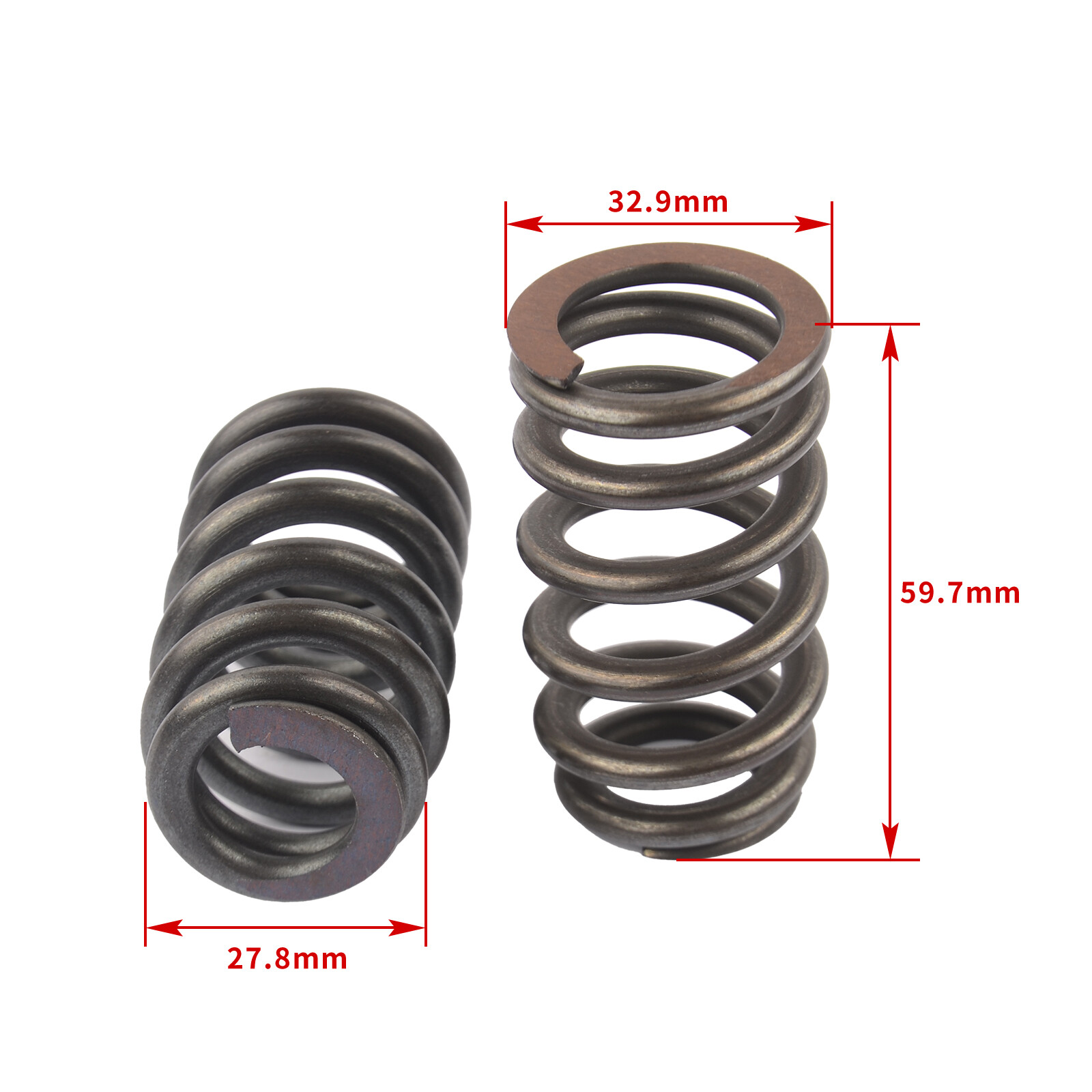 16Pcs Valve Springs Drop-In For GM LS1 LS2 LS3 LS6 4.8 5.3 6.0 6.2L ...