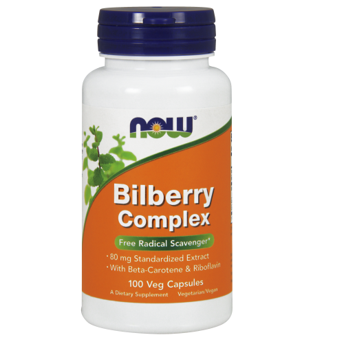 Now Foods Bilberry Complex 80 MG 100 Veg Caps for sale online | eBay