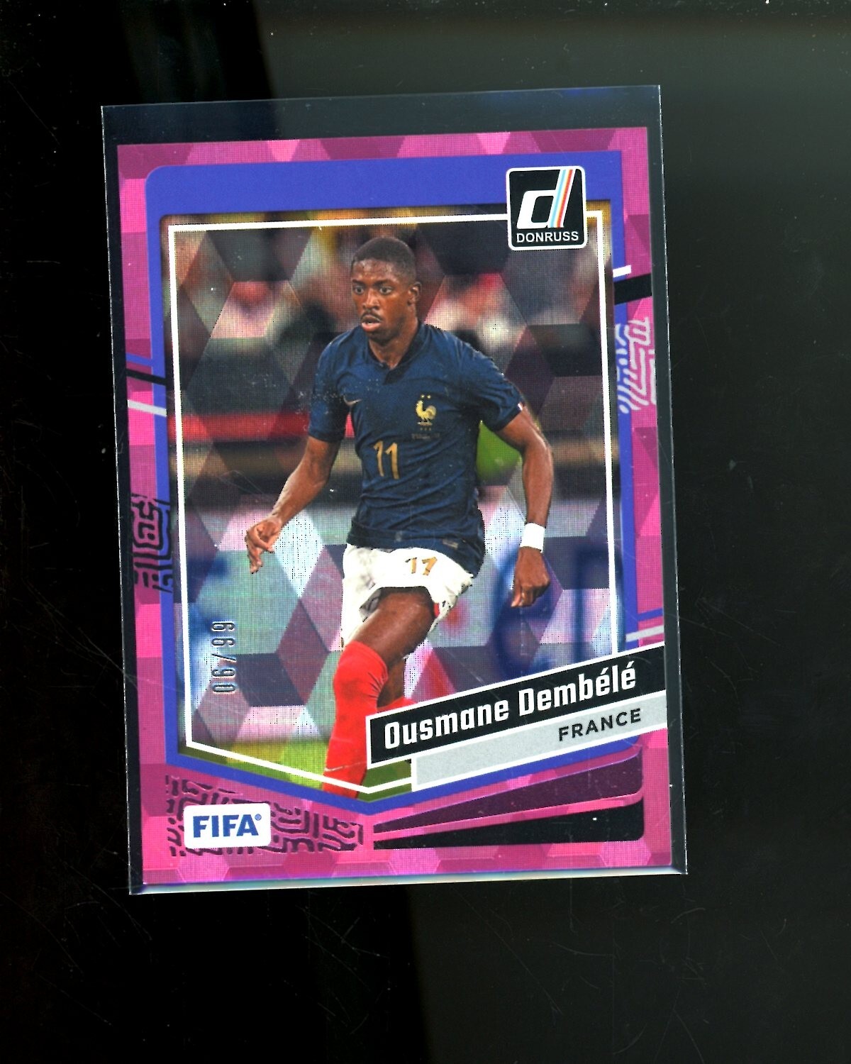 2023-24 Panini Donruss Optic Pink Velocity #20 Ousmane Dembele #d 6/99 ...