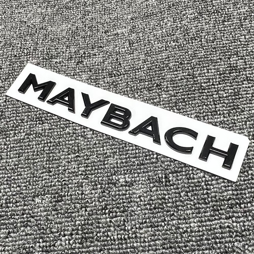 Gloss Black Maybach Letters Rear Trunk Emblem Badge Sticker For ...