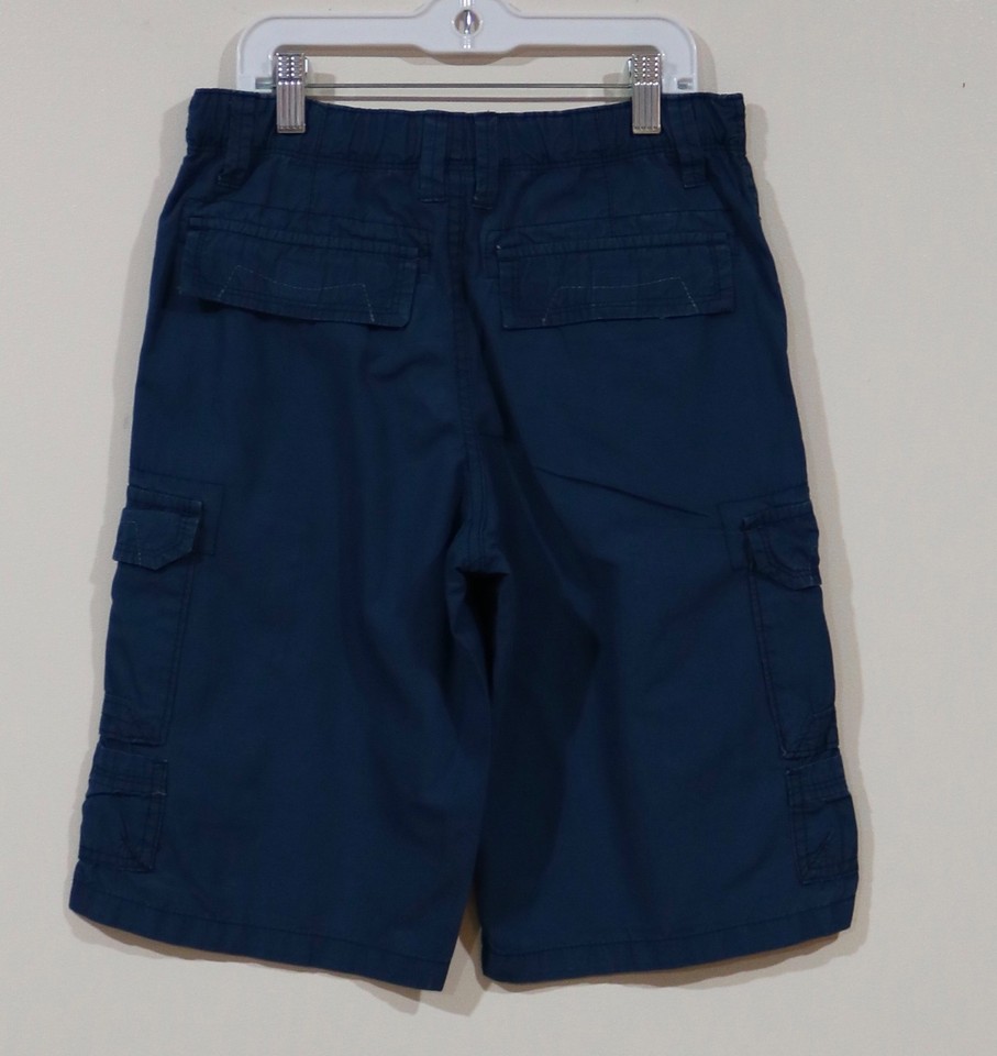 Generra Boys Size 12 Blue Adjustable Waist Cargo Shorts | eBay
