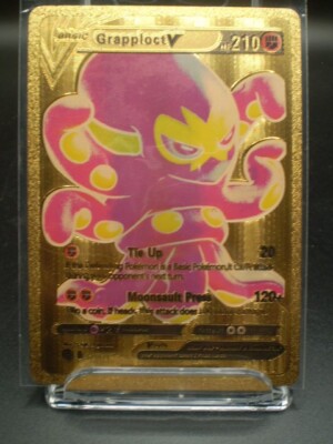 2020 POKEMON GRAPPLOCT V GOLD FOIL CARD | eBay