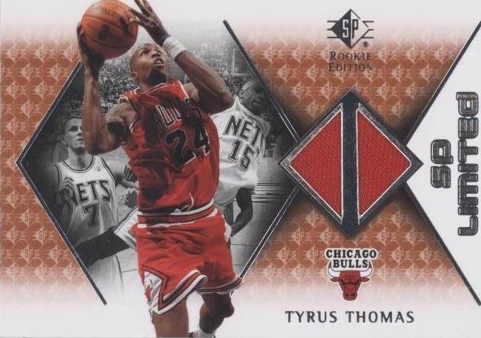 2007-08 SP Rookie Edition - Sp Limited Tyrus Thomas #SP-TT (MEM) for ...