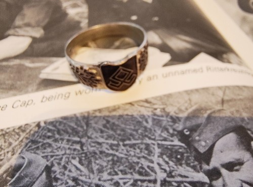 GERMAN WWII SS RING 7th SS Volunteer Mountain Division Prinz Eugen ww2 ...