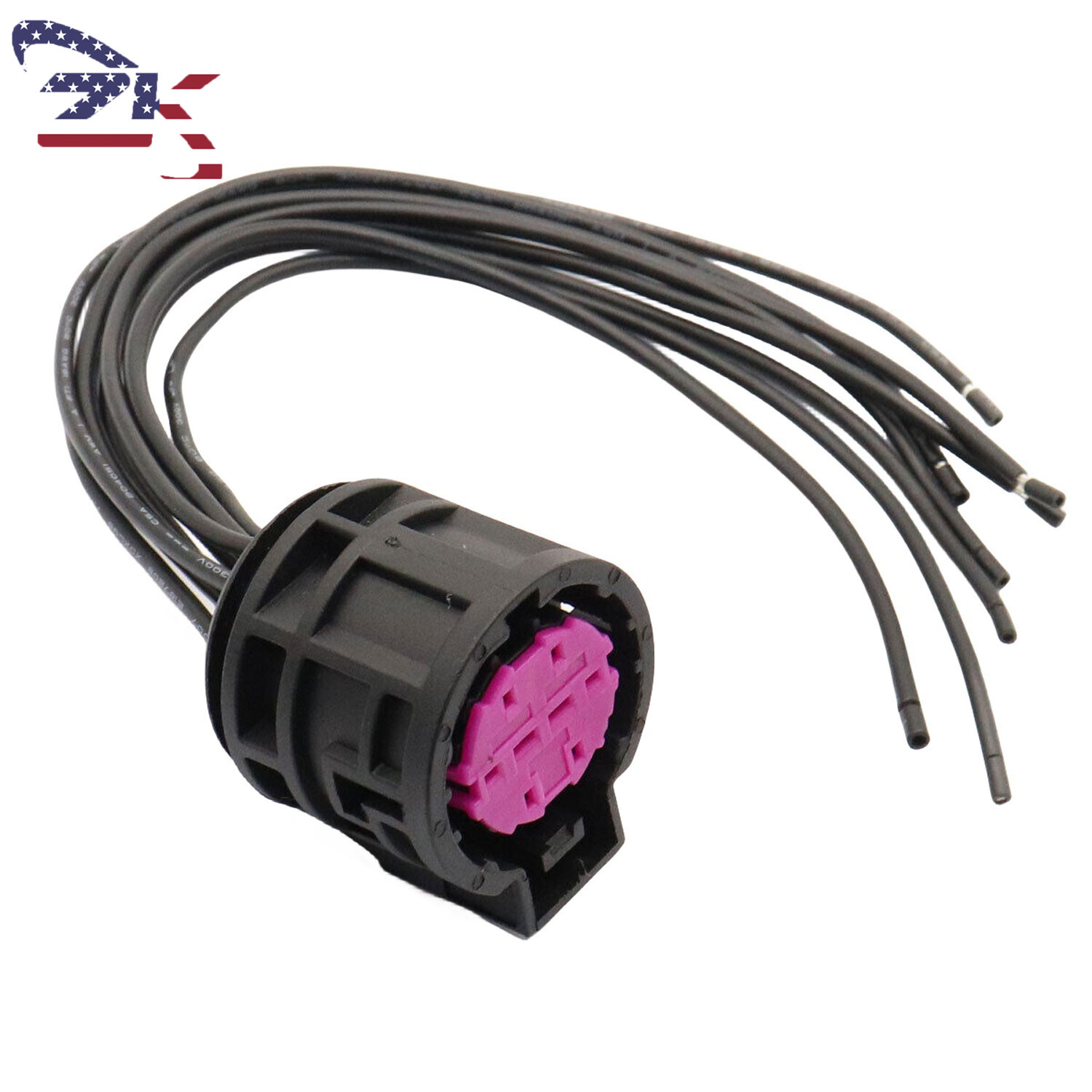 Fit For 2013-2016 Dodge Dart Headlight Connector Plug Pigtail Halogen ...