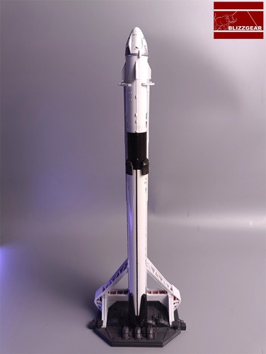 1：200 SpaceX Falcon 9 Dragon Rocket Falconheavy W Launcher Tower Resin ...
