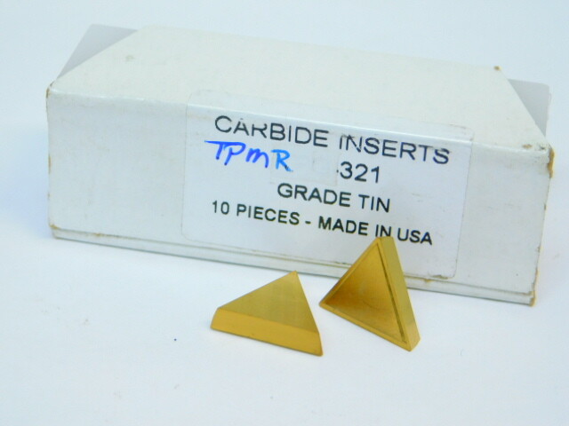 NEW SURPLUS 10PCS. GENERIC TPMR 321 GRADE: TIN CARBIDE INSERTS | eBay