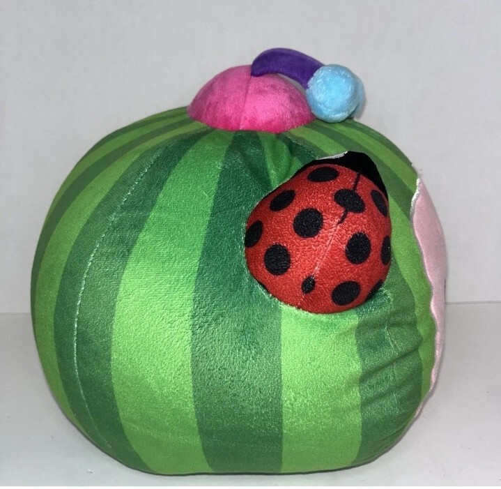CoComelon Moonbug Plush Watermelon With Ladybug Pillow 14” New Kids ...