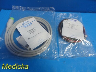 Spacelabs Trulink 10-Lead ECG Cable Ref 700-0008-00 W/ Snap Lead Wire ...