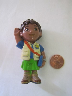 Dora The Explorer 3.25" DIEGO EXPLORER FIGURE DOLL Cake Topper Boy is ...