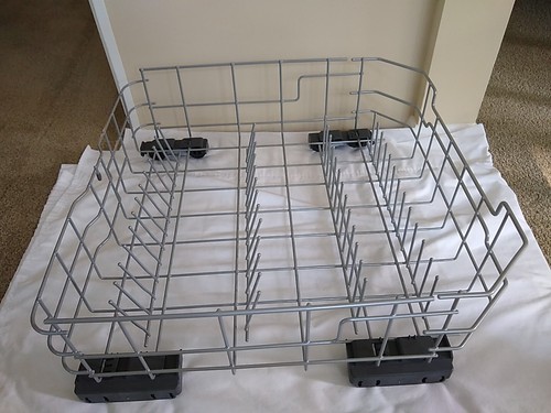 New OEM GE Dishwasher Complete Lower Dishrack Part # WD28X24478 ...