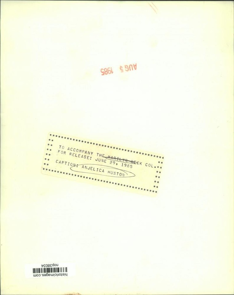 1985 Press Photo Anjelica Huston is Maerose Prizzi in "Prizzi's Honor ...