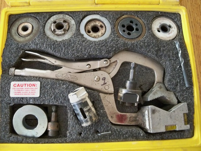 NFP Fp-200 Pilot Clamp Locking Hole Saw Guide With Case for sale online ...