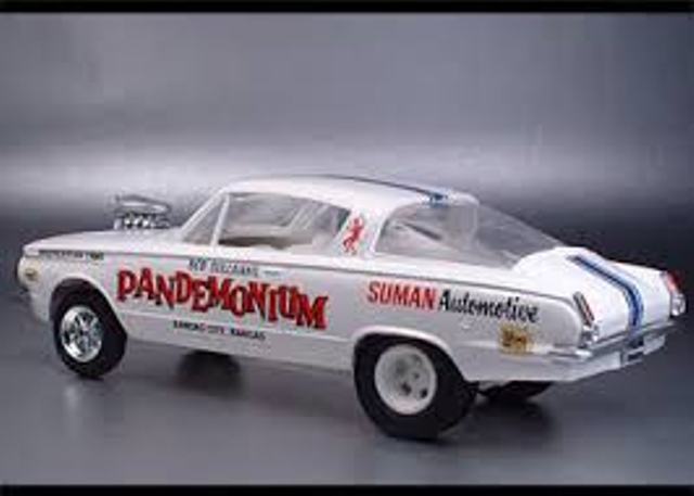 Bob Sullivan Pandemonium 1965 Plymouth Barracuda 1/18th Scale ...