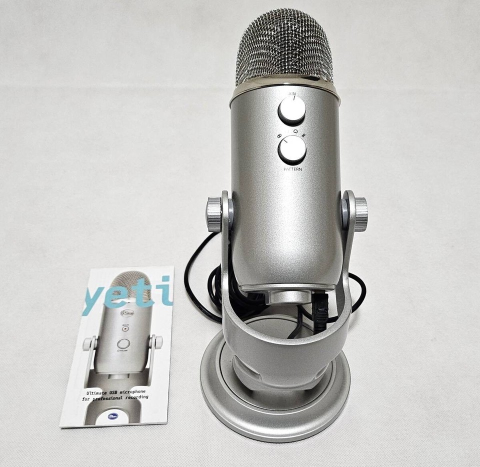 Blue Microphones Yeti - Silver Usb Microphone 1950 | eBay
