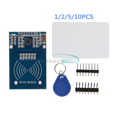 1/2/5/10PCS RC522 RFID Reader IC Card Module Tags Read and Write SPI ...