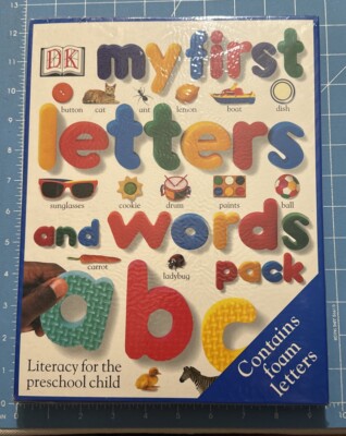 New DK My first letters and word pack with foam letters literacy for ...