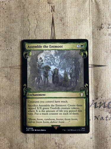 Assemble the Entmoot - Carte Commander MTG Le Seigneur Des Anneaux | eBay