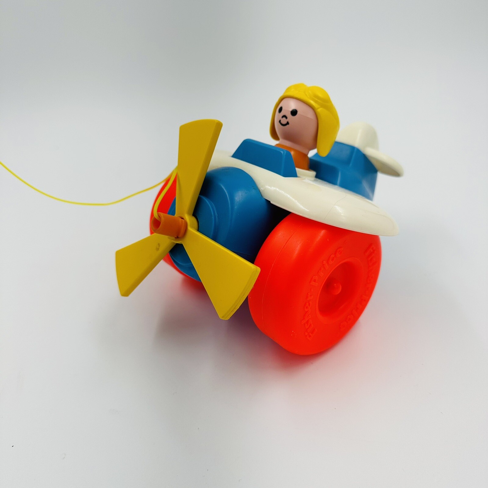 Vintage Fisher Airplane Plane Pull Toy #2017 1980 for sale online | eBay