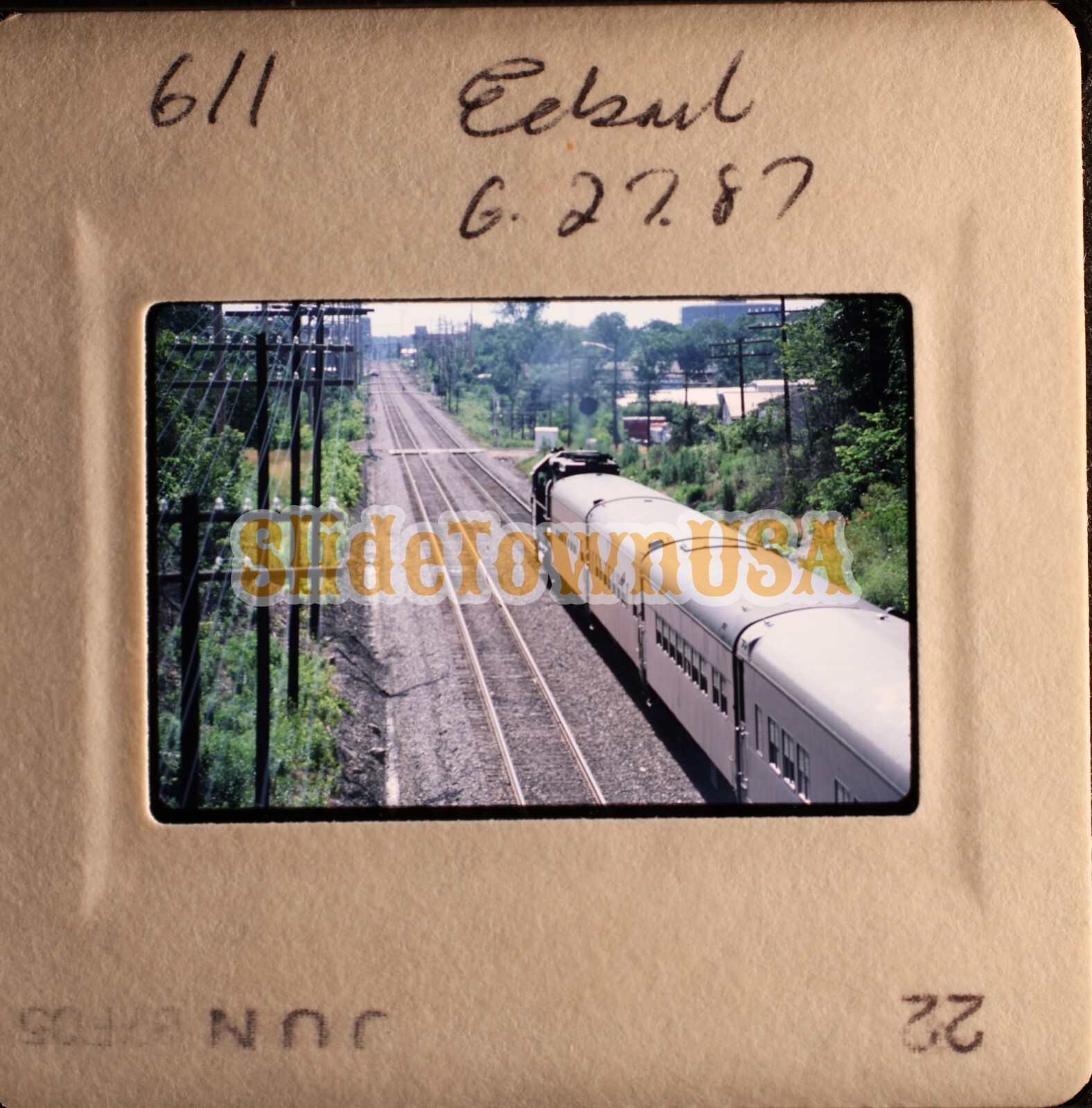 Vtg 1987 Train Slide 611 NW Norfolk & Western Steam Engine X1M098 | eBay