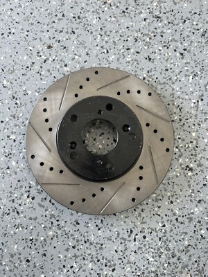 Disc Brake Rotor-C-TEK Sport Drilled/Slotted Disc Front L Centric 227 ...