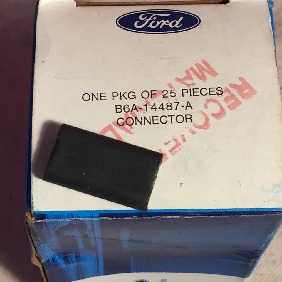 NOS FORD B6A-14487-A ELECTRICAL WIRING CONNECTOR Sold By Each | eBay