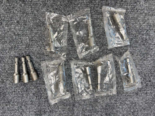 Hex Drive 6mm 1/4" Socket Adapter Drill Bit Nut Driver - 10 Pc Set | eBay